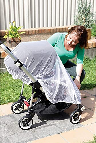 Dreambaby Mosquito Bug Net for Stroller, Crib, Bassinet, Cradle, Playard, Pack N Plays - Insect Net with Elastic Edges