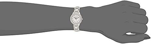 Fossil Women's Jesse Quartz Stainless Steel Three-Hand Watch, Color: Silver Glitz (Model: ES2362)