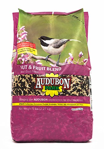 Audubon Park 12226 Nut and Fruit Blend Wild Bird Food, 5-Pounds