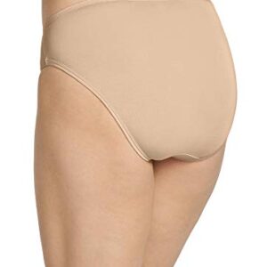 Jockey Women's Underwear Supersoft French Cut - 3 Pack, Black/Light/Ivory, 8