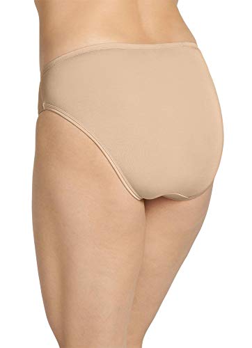 Jockey Women's Underwear Supersoft French Cut - 3 Pack, Black/Light/Ivory, 8