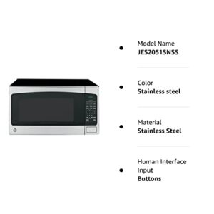 GE JES2051SNSS Countertop Microwave, 2.0, Stainless Steel