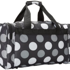 Rockland Duffel Bag, Big Black Dot, 19-Inch