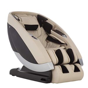 human touch super novo zero gravity massage chair - virtual therapist w/ alexa, cloud touch acupressure - 3d & 4d full body massage, stretch & deep tissue for recovery - 38 wellness programs, cream