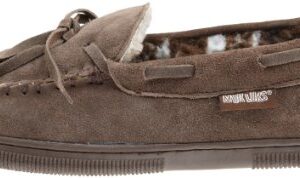 MUK LUKS Men's Paul Slipper, Chocolate, 11