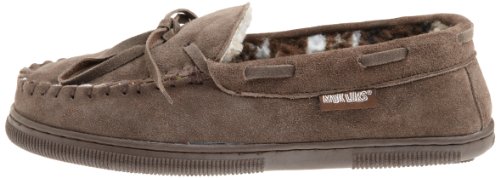 MUK LUKS Men's Paul Slipper, Chocolate, 11