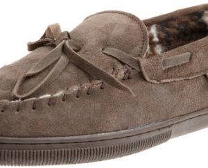 MUK LUKS Men's Paul Slipper, Chocolate, 11