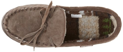 MUK LUKS Men's Paul Slipper, Chocolate, 11