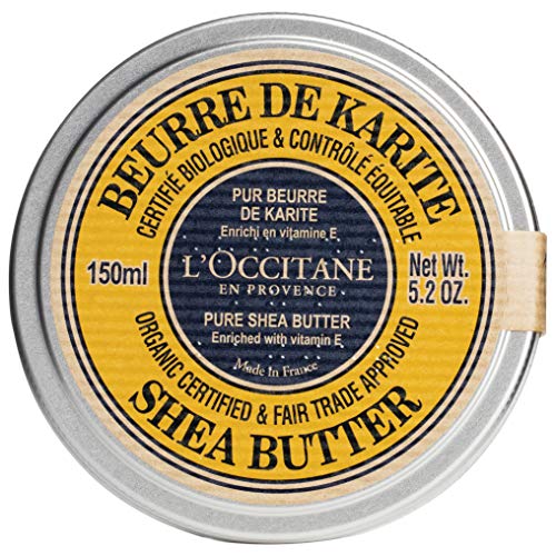 L'Occitane Pure Shea Butter: Organic Shea Butter, Nourish Dry Skin & Hair, With Vitamin E, Multitasking Beauty Balm, Protects From Dryness, Softening