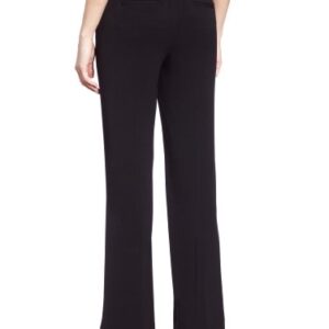 Rafaella Women's Curvy Fit Gabardine Bootcut Stretch Dress Pants, 30 inch Inseam, with Pockets (Size 4-16), 16, Black