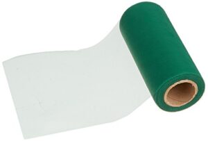 falk tulle fine mesh 6" wide 25yd spool-hunter green