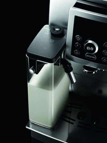 DeLonghi Compact Automatic Cappuccino, Latte and Espresso Machine, Silver