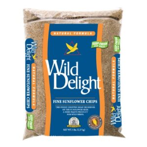 wild delight fine sunflower chips, 5 lb