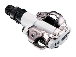 shimano spd pd-m520 clipless pedals (white)