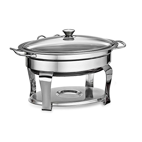 Tramontina Oval Chafing Dish Stainless Steel 4.2-Qt, 80205/548DS