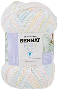 bernat baby sport big ball yarn, ombres, baby baby, single ball, 9.8oz, 2679 foot (pack of 1)