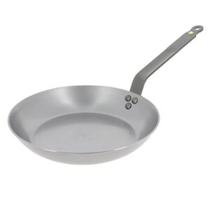 de buyer mineral b carbon steel fry pan - 8” - ideal for searing, sauteing & reheating - naturally nonstick - made in france