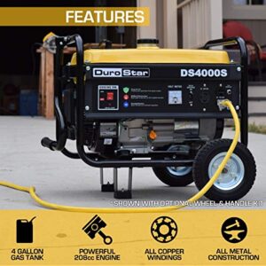 DuroStar DS4000S Portable Generator, Yellow/Black