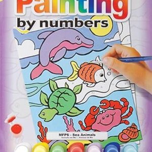 ROYAL BRUSH MFP-6 My First Paint by Number Kit, 8.75 by 11.375-Inch, Sea Animals