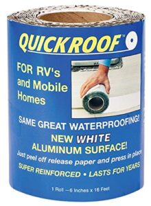 cofair prod cofair wqr625 quick roof pro aluminum white 6" x 25'