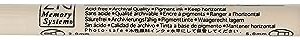 Zig Memory System Calligraphy Dual Tip Marker, Pure Black Pack of 6 (MS3400-010)