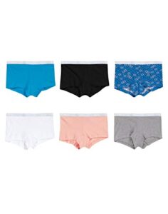 hanes women's sporty boyshort panty - 6 - assorted (6 pack)