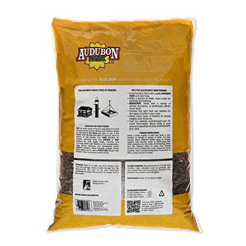 Audubon Park 12261 Black Oil Sunflower Seed Wild Bird Food, 10-Pounds