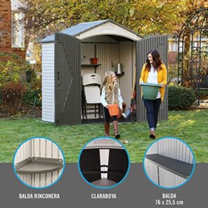 Lifetime 60057 Outdoor Storage Shed, 7 Feet by 4.5 Feet