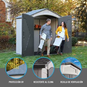 Lifetime 60057 Outdoor Storage Shed, 7 Feet by 4.5 Feet