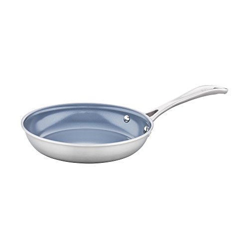 ZWILLING Spirit Ceramic Nonstick Fry Pan, 8-inch, Stainless Steel