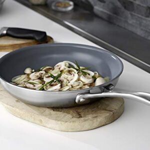 ZWILLING Spirit Ceramic Nonstick Fry Pan, 8-inch, Stainless Steel