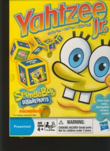 hasbro spongebob squarepants yahtzee jr.