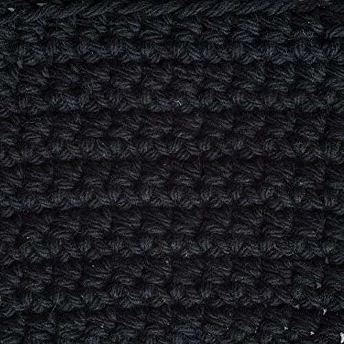 Lily Sugar'n Cream Cotton Cone Yarn, 14 oz, Black , 1 Cone