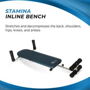 Stamina InLine Bench - Back Stretch Decompression Bench - Inversion Table Workout Bench for Home Workout - Up to 250 lbs Weight Capacity