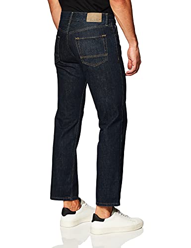 Nautica mens Straight Light Cross Hatch jeans, Marine Rinse, 36W x 32L US