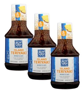 soy vay island teriyaki (3x20 oz)