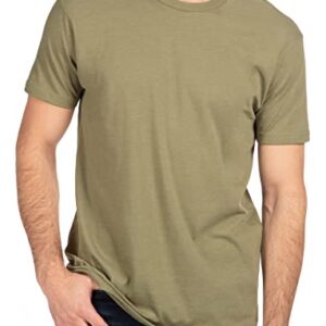 Next Level Mens Premium Fitted CVC Crew Tee (N6210) Light Olive l