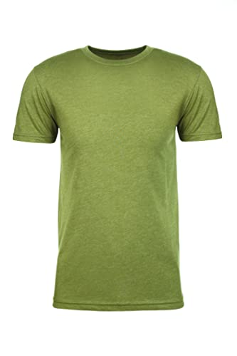 Next Level Mens Premium Fitted CVC Crew Tee (N6210) Light Olive l