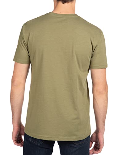 Next Level Mens Premium Fitted CVC Crew Tee (N6210) Light Olive l