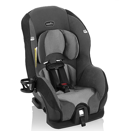 Evenflo Tribute 5 Convertible Car Seat, 2-in-1, Saturn Gray, 18.5x22x25.5 Inch (Pack of 1)