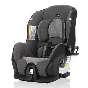 Evenflo Tribute 5 Convertible Car Seat, 2-in-1, Saturn Gray, 18.5x22x25.5 Inch (Pack of 1)