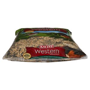 Kaytee Western Wild Bird Food Seed For Cardinals, Finches, Chickadees, Woodpeckers, Buntings and More, 7 Pounds