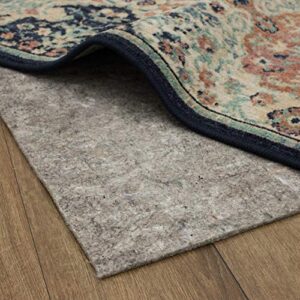 Mohawk Home 5' x 8' Non Slip Rug Pad Gripper 1/4 Thick Dual Surface Felt + Rubber Gripper - Safe for All Floors