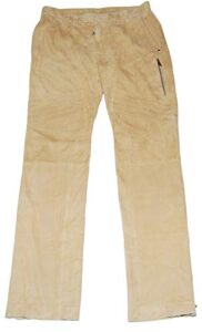 ralph lauren polo black label mens suede leather pants brown tan 34/34 $1,495