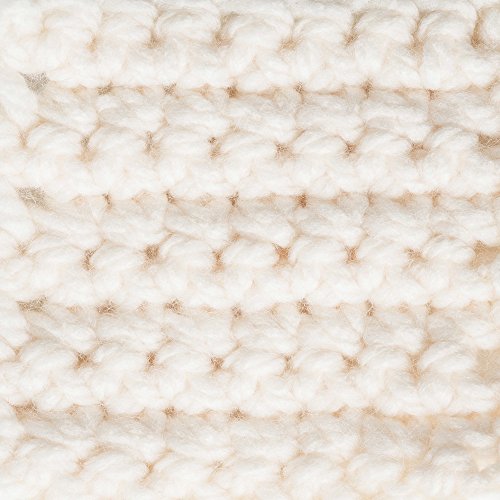 Bernat 16113030008 Big Ball Chunky Solid Yarn, 14oz, Super Bulky 6 Gauge, 100% Acrylic - Cream - Machine Wash & Dry