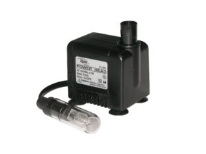 alpine corporation p120l fountain pump, 2"l x 2"w x 2"h, black