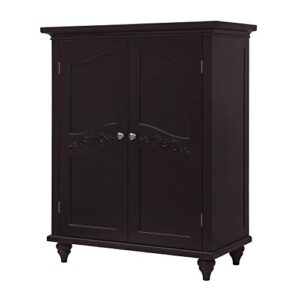 teamson home versailles floor cabinet with 2 doors