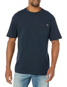 dickies mens short-sleeve pocket t-shirt fashion t shirts, dark navy, 3x tall us