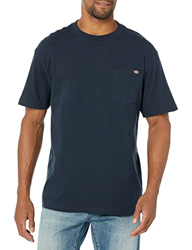 Dickies mens Short-sleeve Pocket T-shirt fashion t shirts, Dark Navy, 3X Tall US