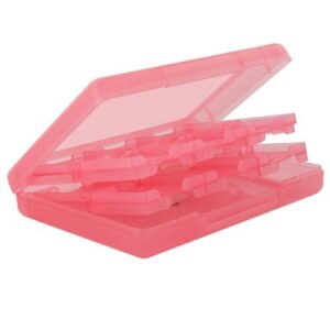 skque 28 in 1 game card case box for nintendo ds lite,dsi,3ds-color in pink